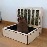 Ratelier litiere lapin 2 en 1 - Le meilleur pour mon lapin